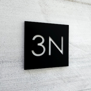Custom Number Sign. Apartment Numbers. Hotel Room Number Plaques. Unit ...