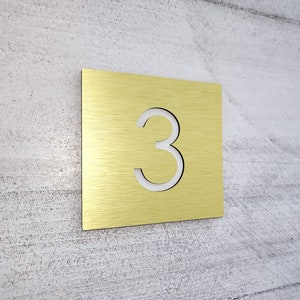 Custom Apartment Numbers. Apartment Door Sign. Hotel Room Number ...