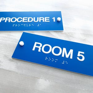 ADA Compliant Room Name Sign. Custom Room Identification ADA Signs ...