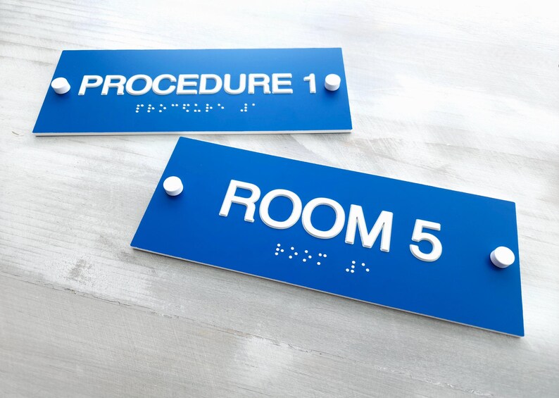 ADA Compliant Room Name Sign. Custom Room Identification ADA Signs ...