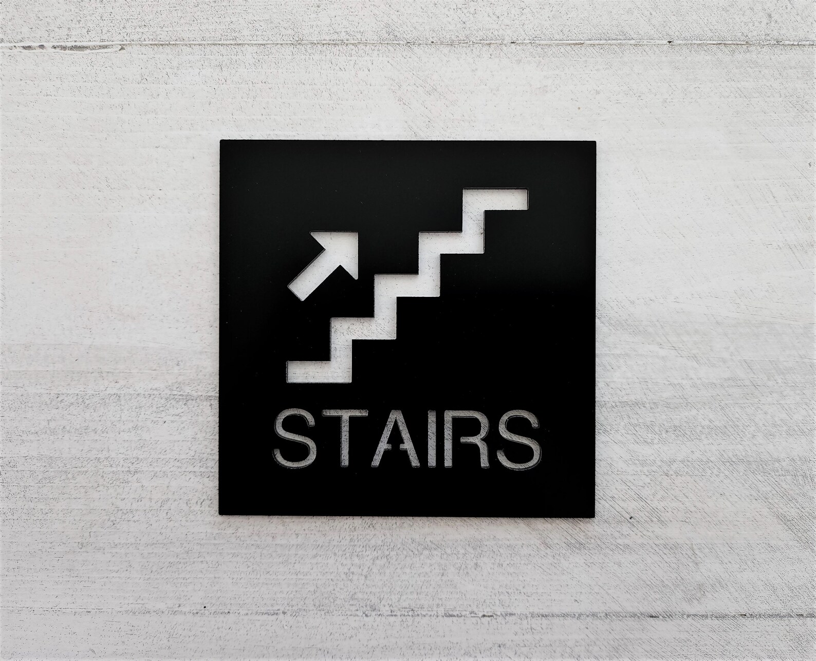 Stairs Signs With Arrows. Directional Stairs Sign. Stairway - Etsy
