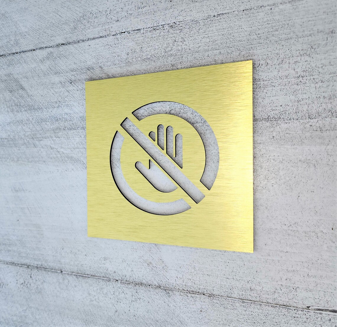 No Entry Hand Sign. Not Allowed Hand Sign. Stop Hand Symbol. Do Not ...