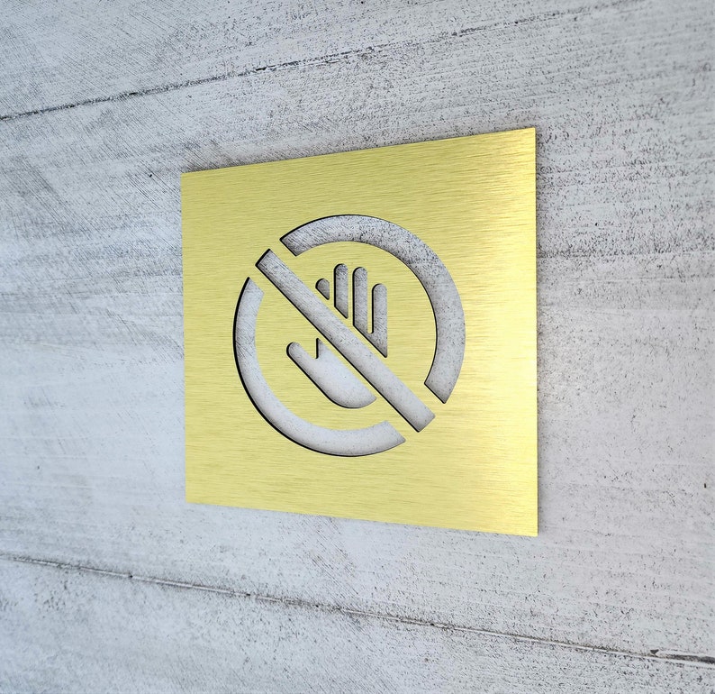 No Entry Hand Sign. Not Allowed Hand Sign. Stop Hand Symbol. - Etsy