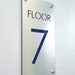 Floor Number Sign. Floor Numbers and Letters. Level Numbering Sign ...