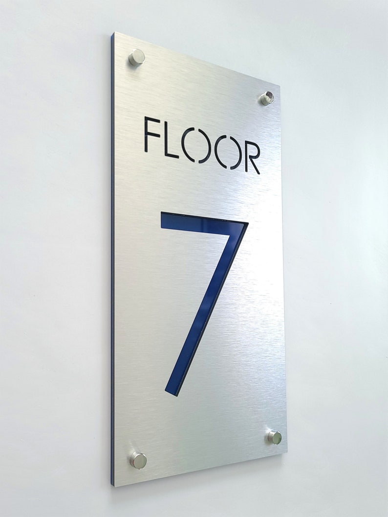 Floor Number Sign. Floor Numbers and Letters. Level Numbering - Etsy