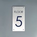 Floor Number Sign. Floor Numbers and Letters. Level Numbering Sign ...