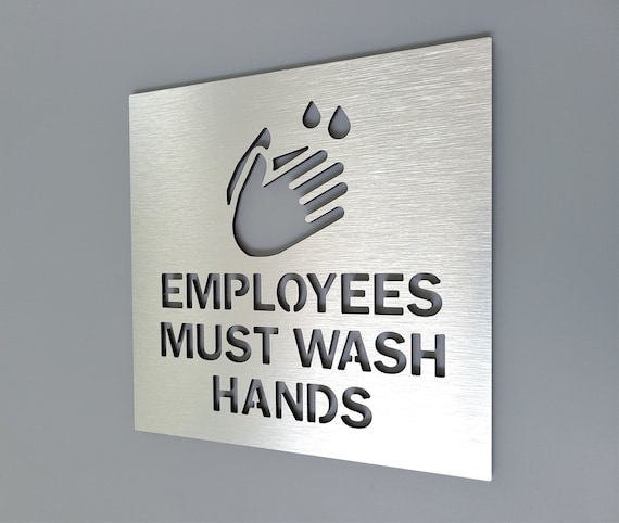 Employee Hand Wash Sign