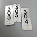 Custom Vertical ADA Room Number Signs. Tactile Grade 2 Braille Door ...
