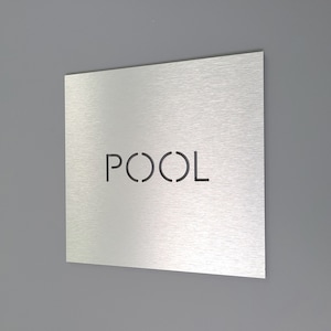 Custom Quote Business Sign. Modern Aluminum Office Signage. Custom Text ...