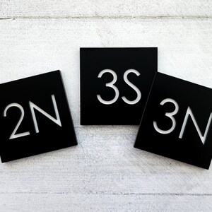 Custom Number Sign. Apartment Numbers. Hotel Room Number Plaques. Unit ...