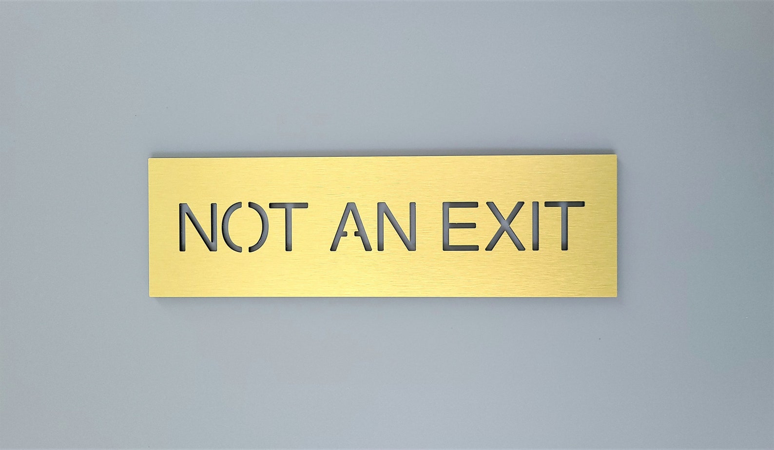 Not an Exit Sign for Doors. Do Not Exit Sign. No Exit. | Etsy