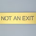 Not an Exit Sign for Doors. Do Not Exit Sign. No Exit. - Etsy