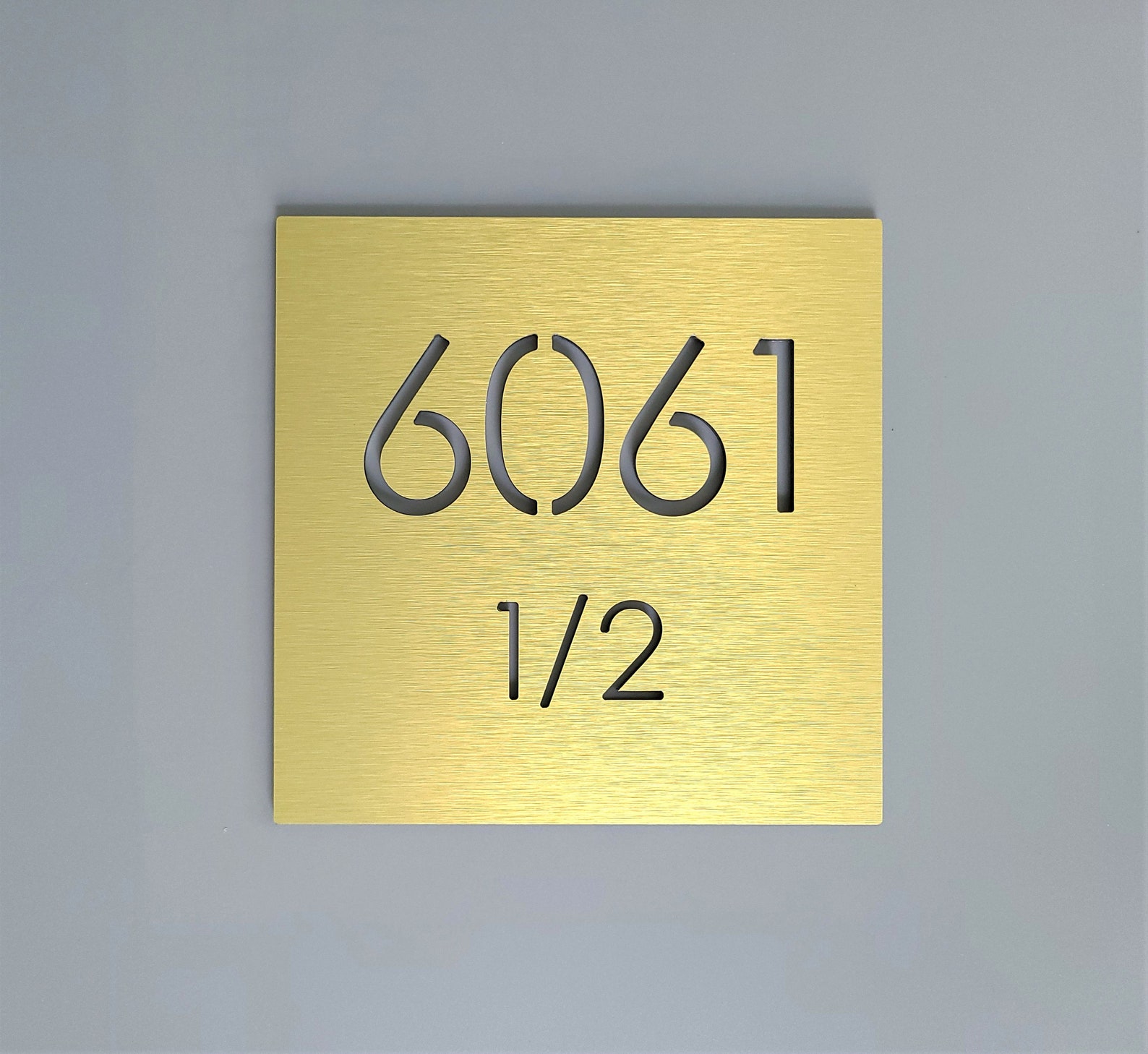 Square House Number Sign. Custom Apartment Numbers. Hotel Room - Etsy