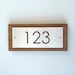 Hotel Room Numbers. Modern Apartment Numbers. Door Number Plaque. - Etsy