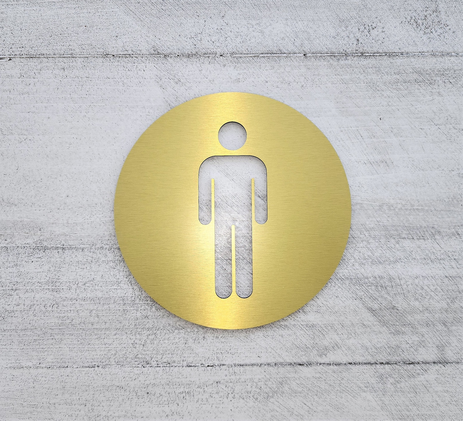 Male Bathroom Sign. Metal Restroom Door Sign. Men's - Etsy
