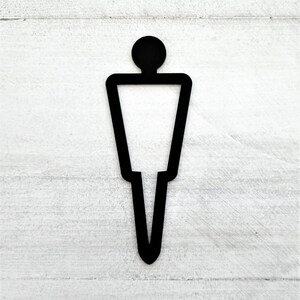 Male Symbol for Restroom Door. Male Bathroom Door Signs. Men Restroom ...