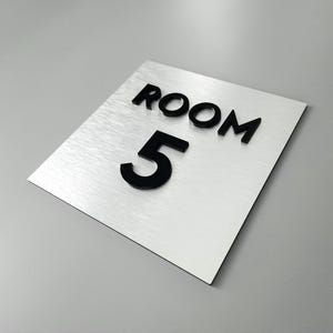 Room Number Signs. Custom Room Numbers. Hotel Room Door Number Plaques ...