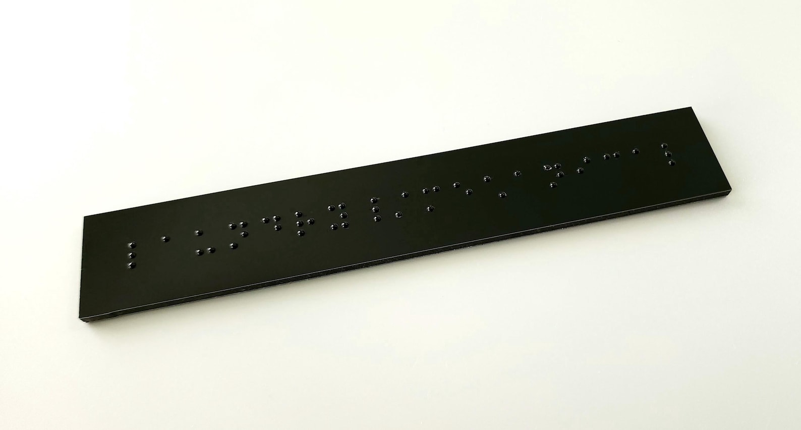 Custom Braille Plaques. Braille Signs With Custom Text. Grade 2 Domed ...