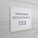 Maximum Occupancy Signs for Business. Maximum Capacity Sign. Room ...