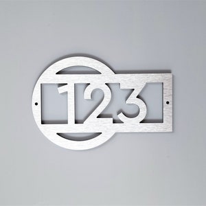 Custom Apartment Numbers. Modern Door Number Sign. Unit Numbers and ...