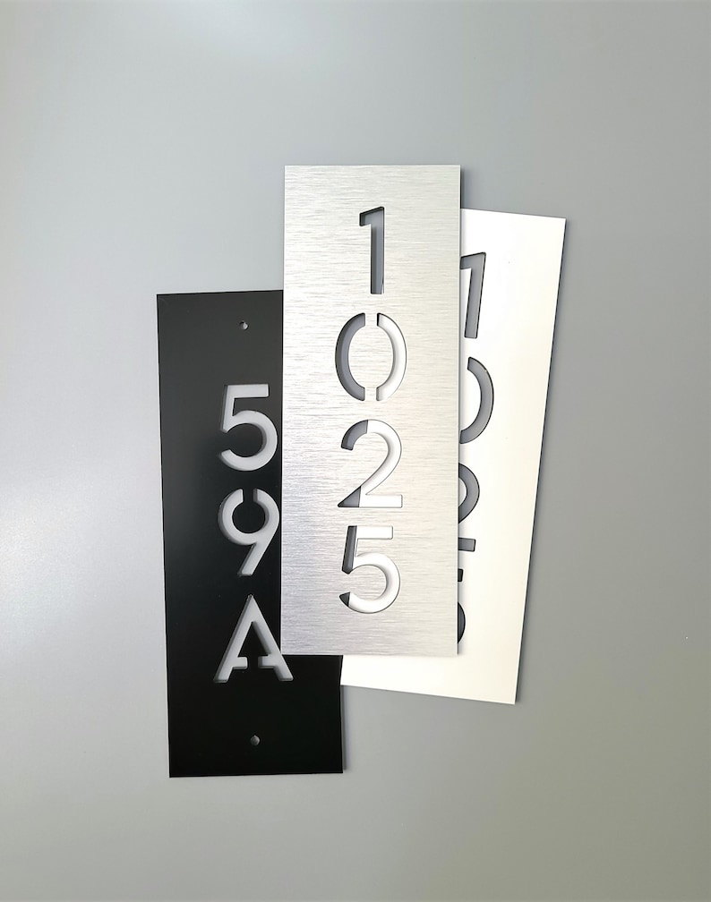 Vertical Apartment Numbers. Door Numbers for Hotel Rooms. - Etsy