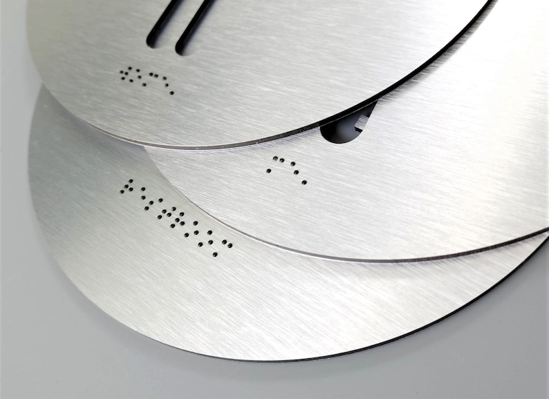 Add Grade 2 Braille Writing to Any of Our Restroom Signs. Braille Signs ...