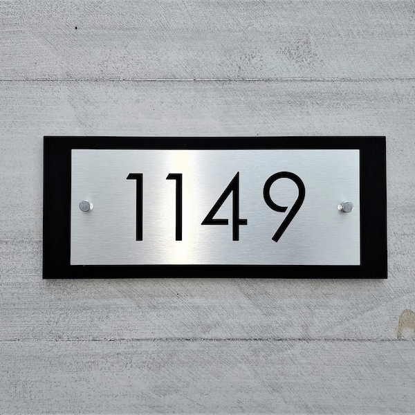 Modern House Numbers - Etsy