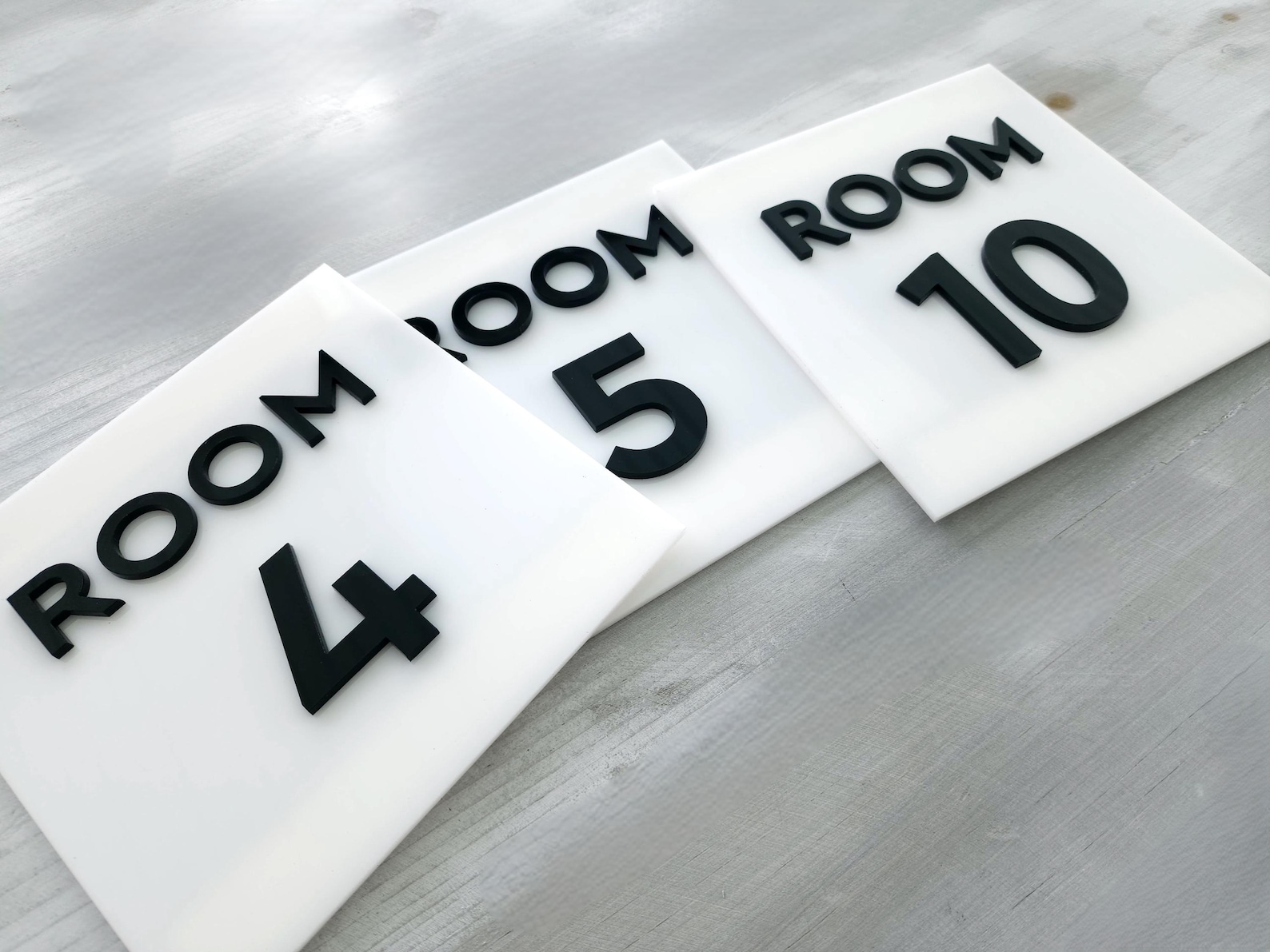 Room Number Signs. Custom Room Numbers. Hotel Room Door Number Plaques ...
