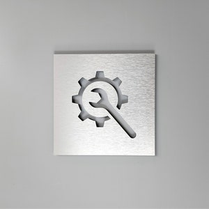 Mechanical Room Sign. Door Sign for Mechanical Room. Identification ...