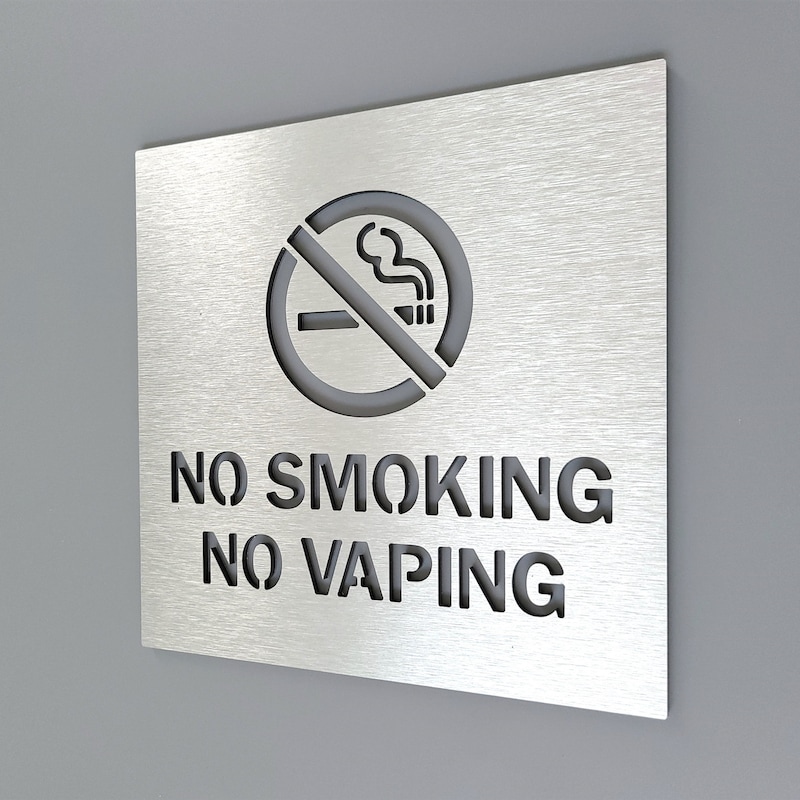 No Vaping Signs - Etsy