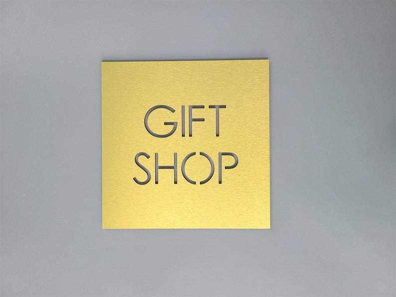 Custom Quote Business Sign. Modern Aluminum Office Signage. - Etsy