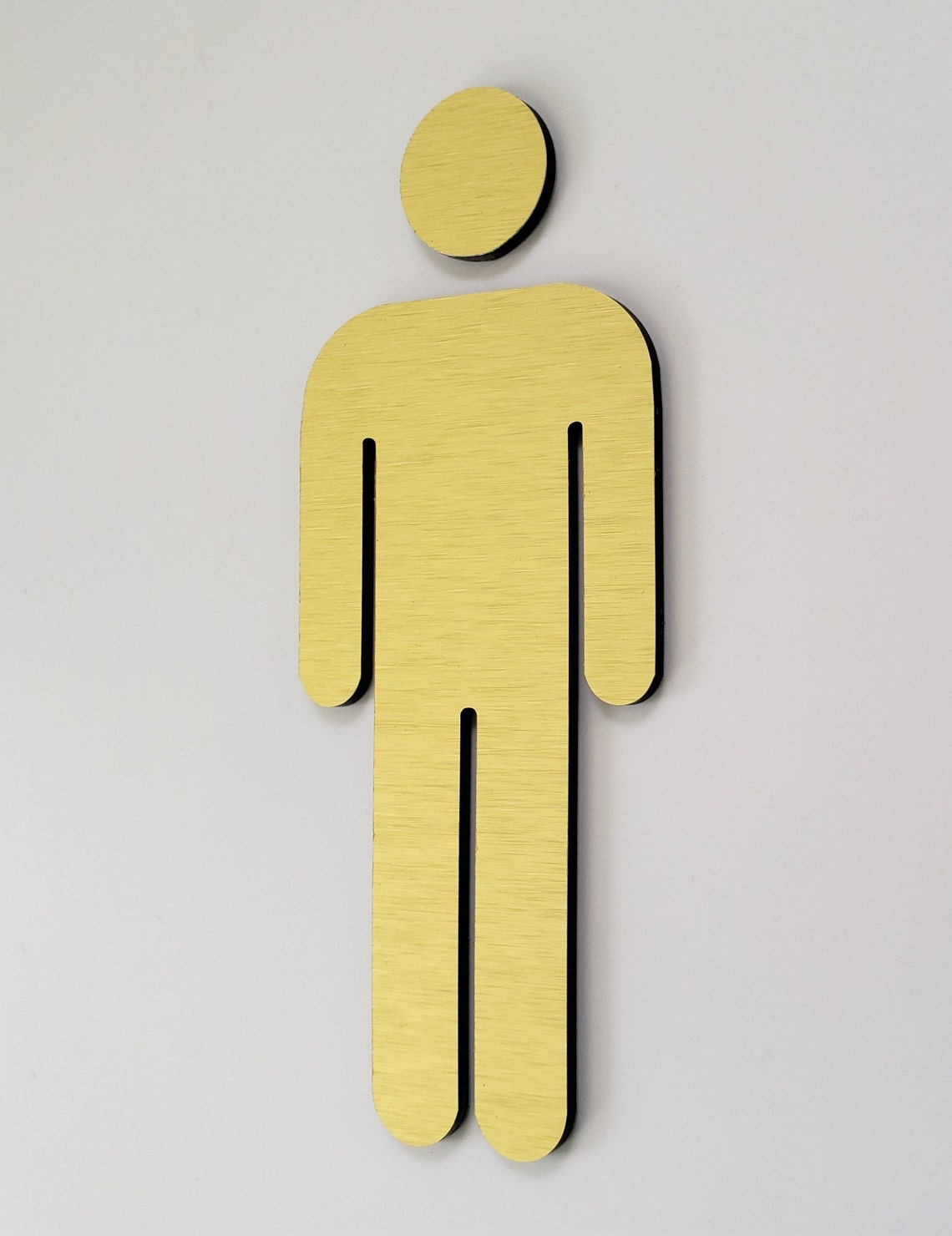 Male Figure for Bathroom Door. Fitting Room Signs. Metal | Etsy