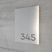 Custom Door Numbers. Modern Apartment Numbers. Hotel Room Number Sign ...