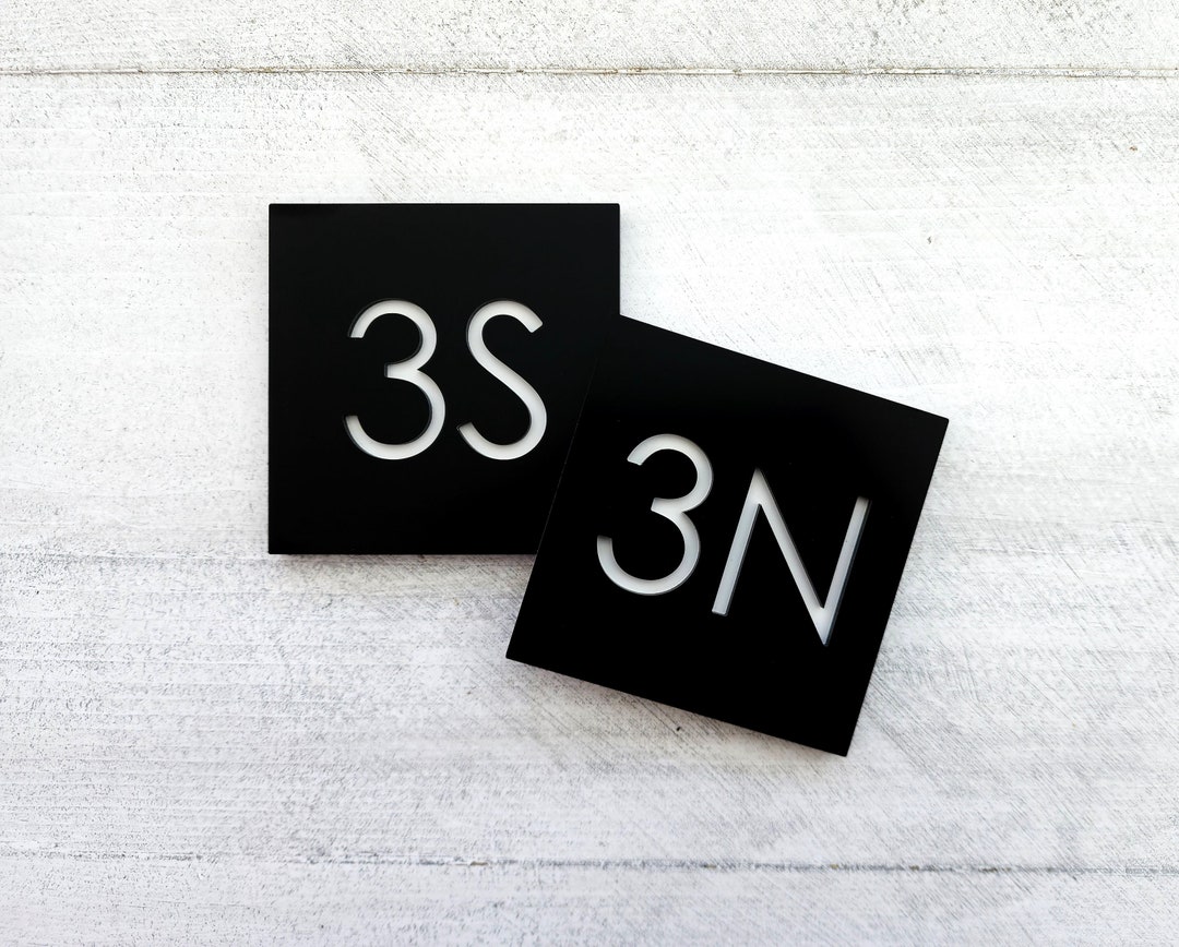Custom Number Sign. Apartment Numbers. Hotel Room Number Plaques. Unit ...