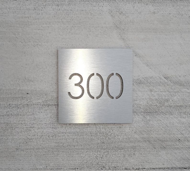 Square House Number Sign. Custom Apartment Numbers. Hotel Room - Etsy