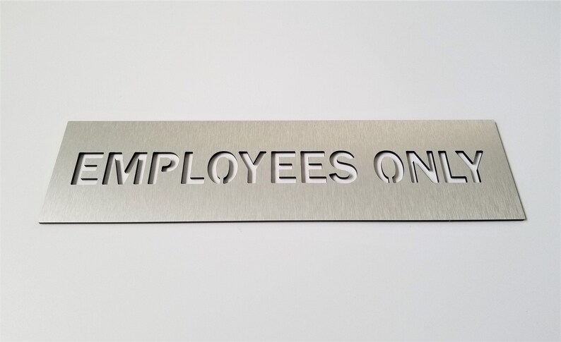 Employees Only Sign. Staff Only Door Sign. Modern Business - Etsy