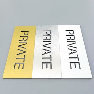 Private Sign for Office Doors. Do Not Enter Sign. Private Entry Signage ...