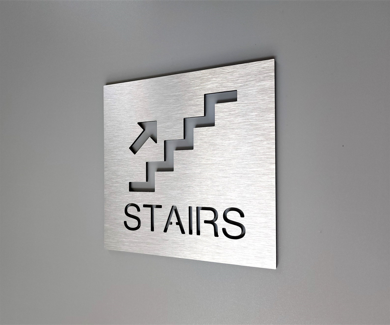 Stairs Signs With Arrows. Directional Stairs Sign. Stairway - Etsy