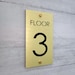 Floor Number Sign. Floor Numbers and Letters. Level Numbering Sign ...