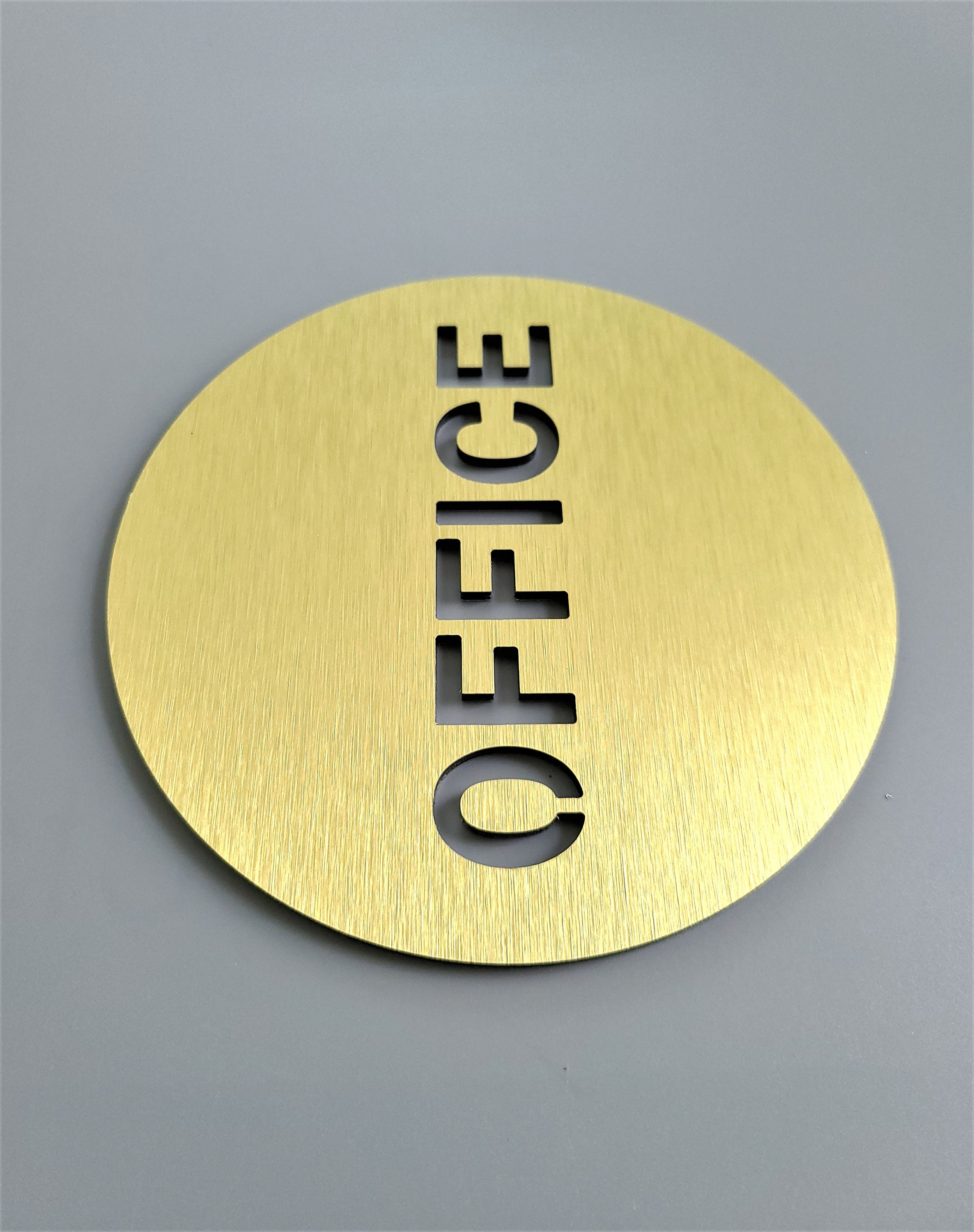 Aluminum Office Sign for Door. Office Door Sign. Modern | Etsy UK