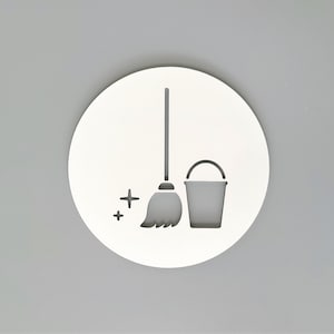 Janitor Room Door Sign. Janitor's Room. Janitorial Closet Sign ...