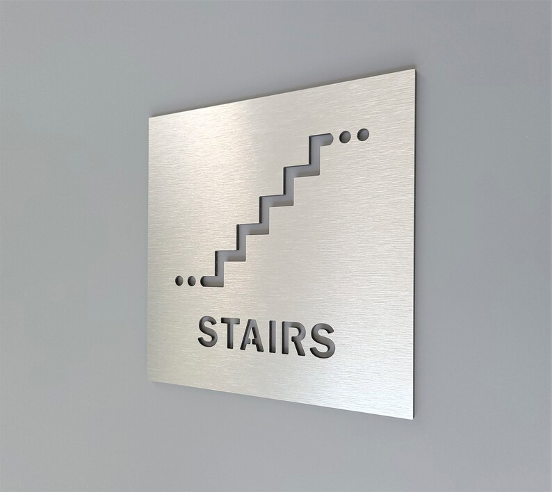 Stairs Sign. Stairway Sign. Stairwell Exit. Warning and Caution Signs ...