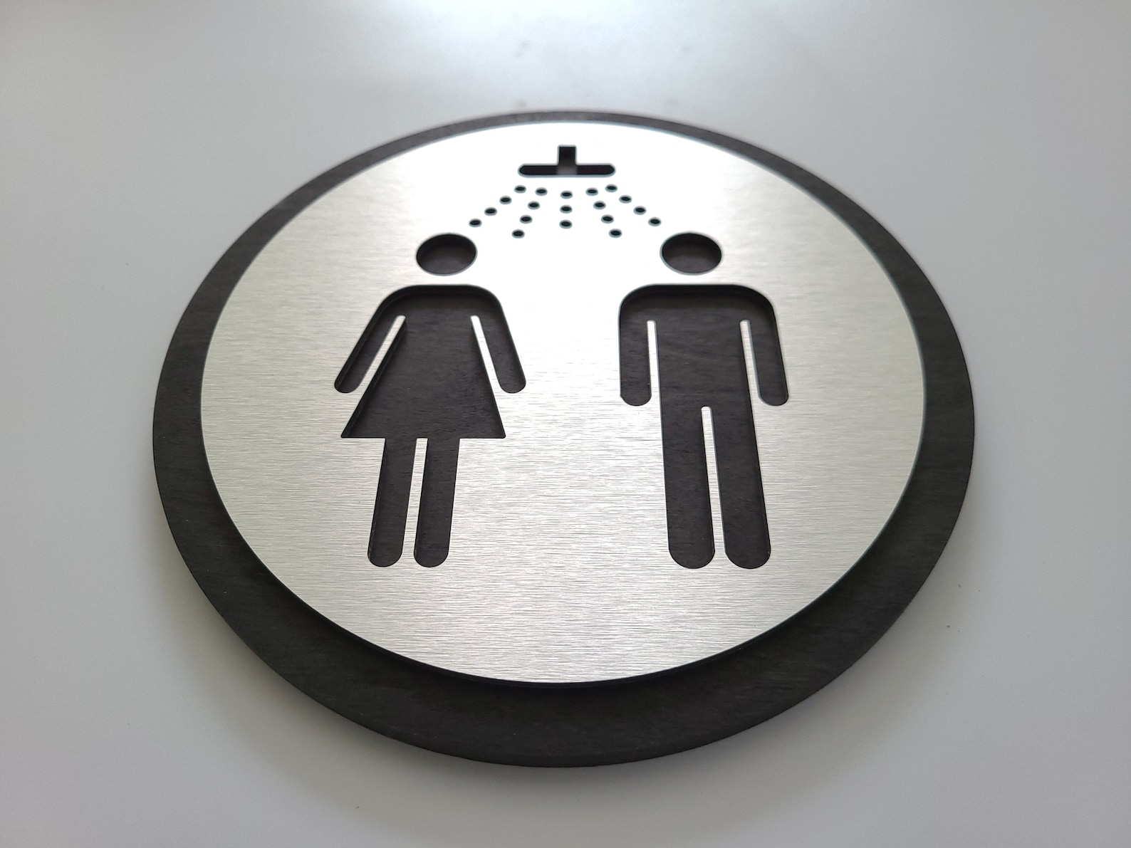 Shower Room Sign. All Gender Shower Door Sign. Shower Room - Etsy