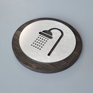 Sign for Shower Room. Shower Room Door Sign. Shower Room Signage for ...