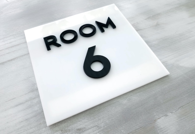 Room Number Signs. Custom Room Numbers. Hotel Room Door Number Plaques ...