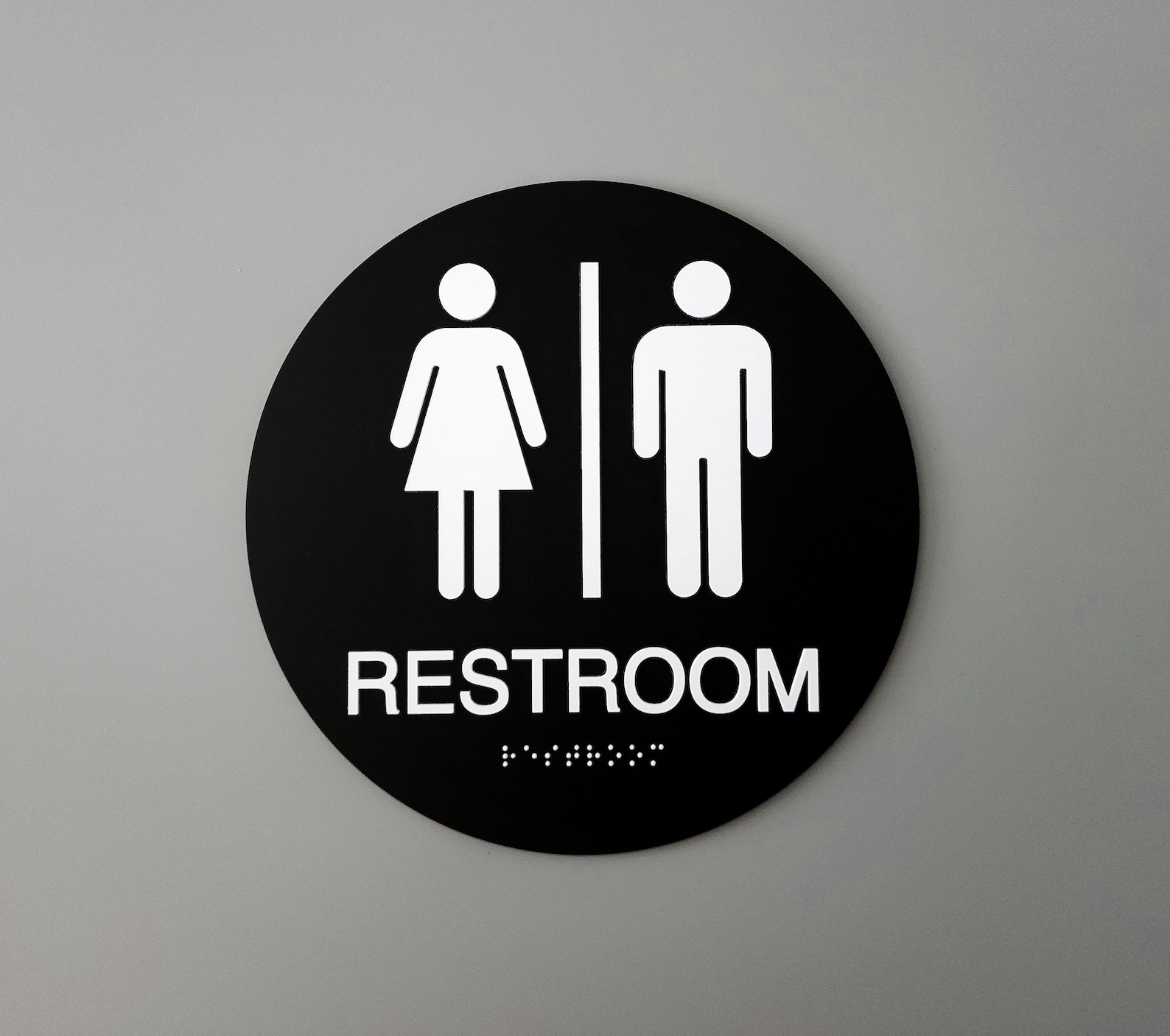 ADA Compliant Unisex Restroom Sign. Unisex Bathroom Signage. ADA ...