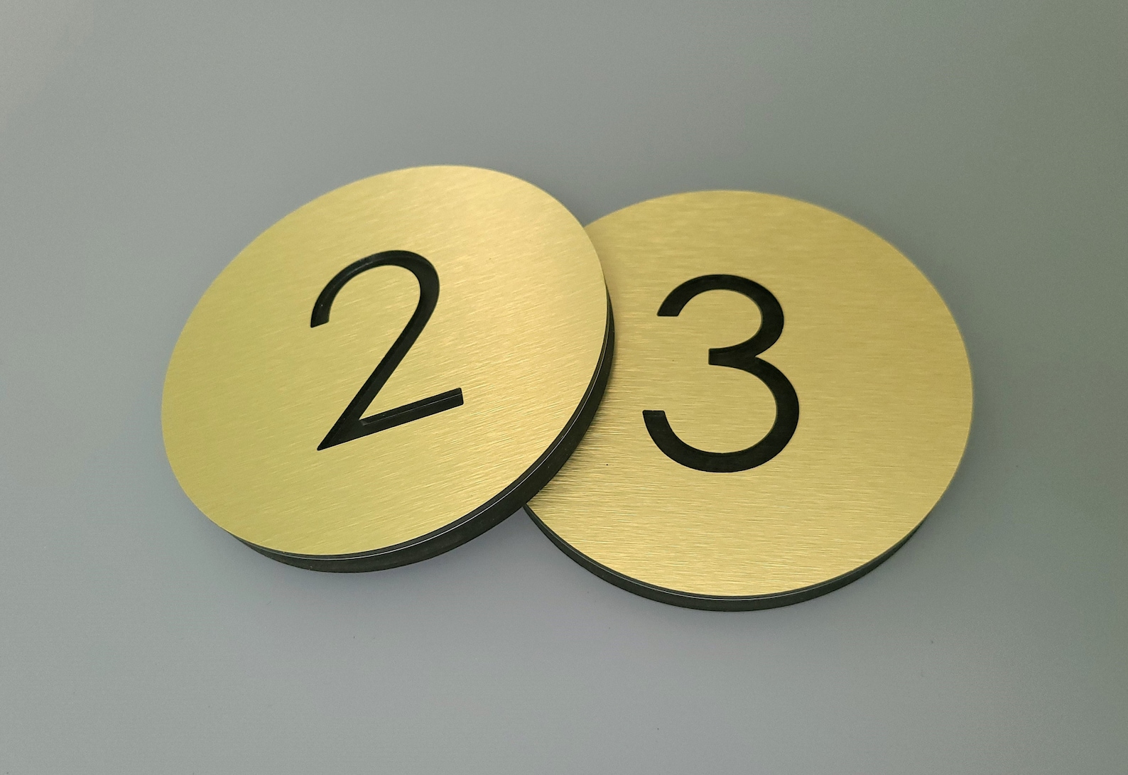 Custom Apartment Numbers. Gold House Number Plaque. Door Numbers. Hotel ...