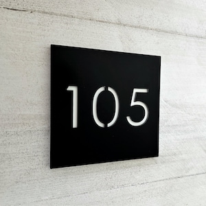 Custom Apartment Numbers. Apartment Door Sign. Hotel Room Number ...