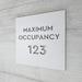 Maximum Occupancy Signs for Business. Maximum Capacity Sign. Room ...