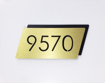 Door Number Plaque. Apartment Number Sign. Hotel Room Numbers. | Etsy